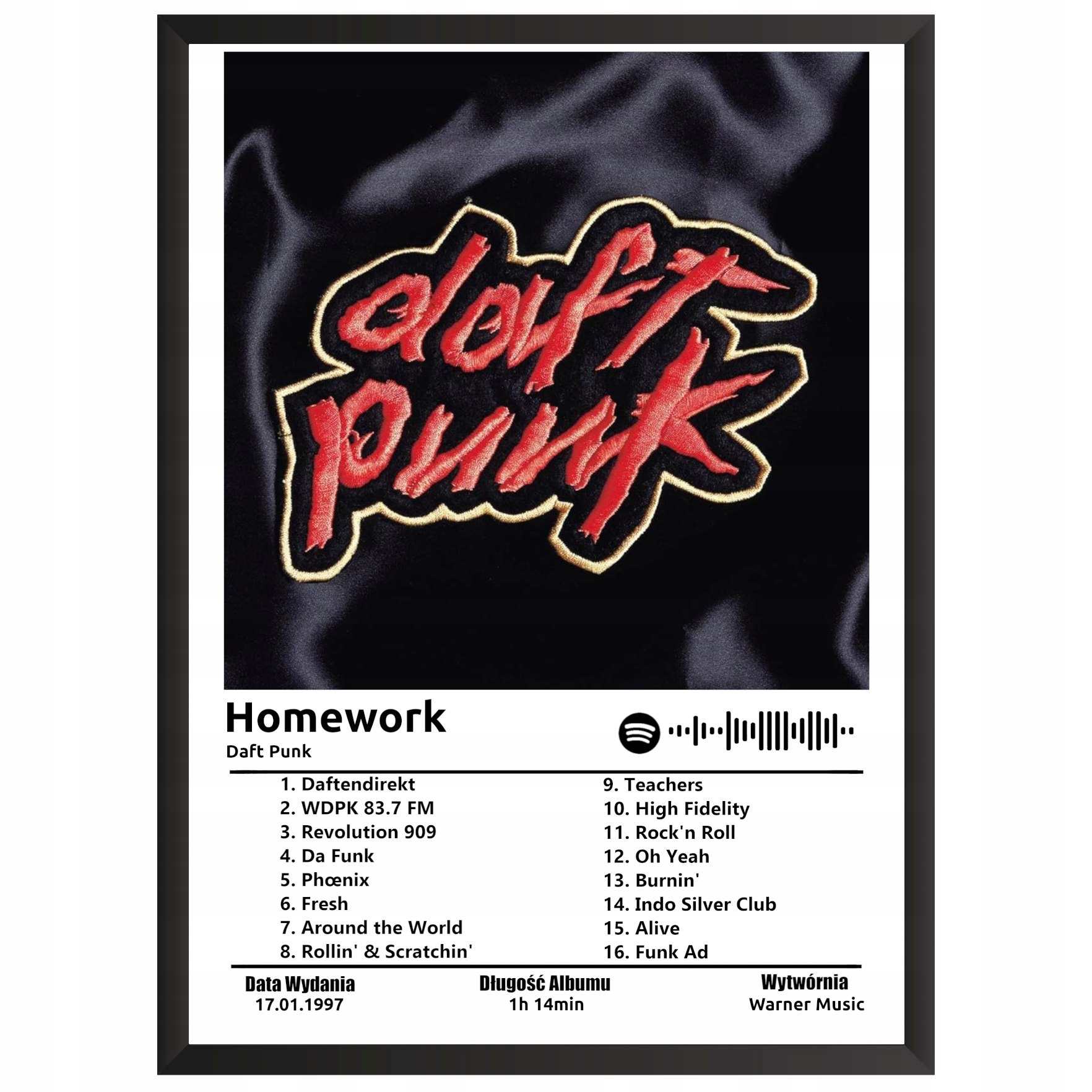 Daft Punk Homework Album Borító Képkeretben - Ajándék, • Ár, Vélemények ...
