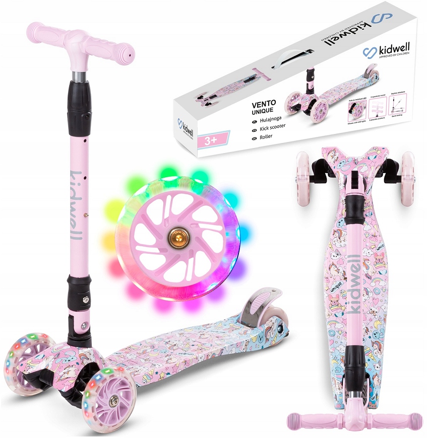 TŘÍKOLOVÁ KOLOBĚŽKA KIDWELL JEDNOROŽEC KOČKA KOČKY - Allegro