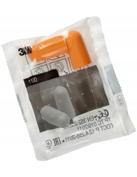 Wkładki, zatyczki douszne przeciwhałasowe 3M 1100 (4001895874802) • Cena, Opinie • Ochrona ...