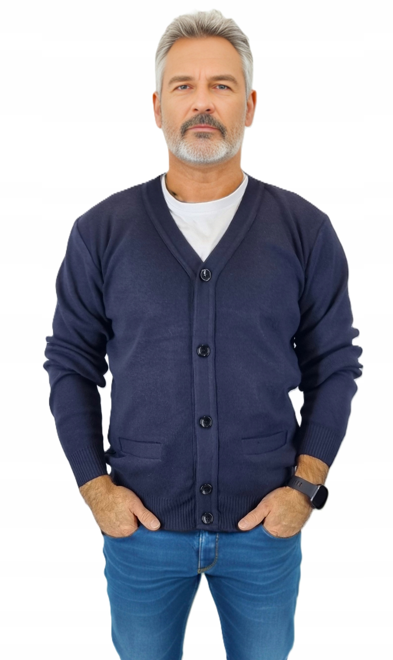 Sweter Męski Rozpinany - Niska cena na Allegro