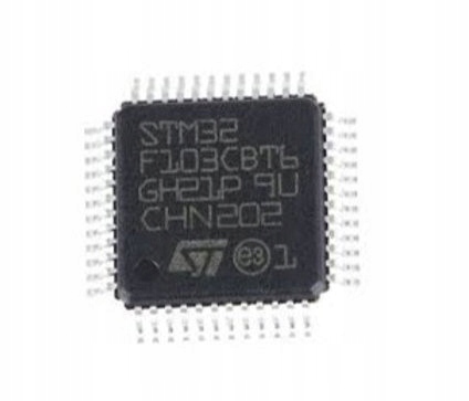 Mikrokontroler ARM STM32F103CBT6 LQFP48 oryginał - Sklep, Opinie, Cena w Allegro