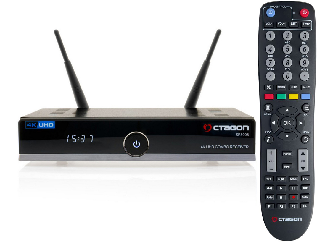 Dekoder DVB-S2, DVB-T2 Octagon SF8008 SUPREME COMBO - Sklep, Opinie ...