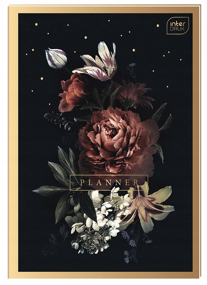 PLANER INTERDRUK A5 80K SATIN GOLD NOTES PLANNER 12671212018 - Sklepy ...