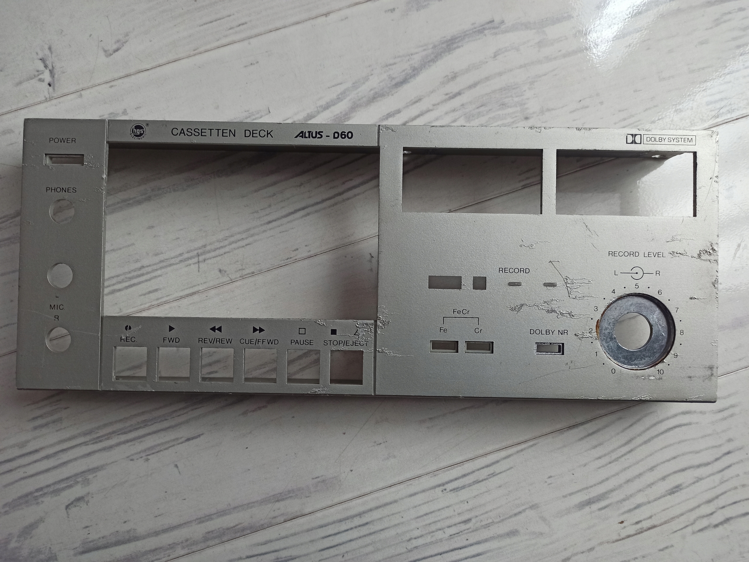 DECK UNITRA HGS ALTUS-D60 PANEL PRZEDNI • Opinie - Allegro