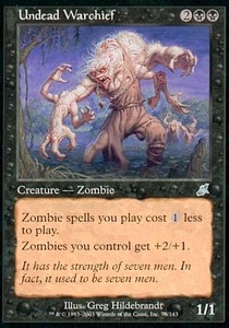 Karta Magic: The Gathering Undead Warchief Wizards Of The Coast • Cena ...