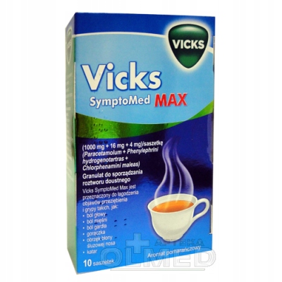 Vicks SymptoMed Max - 10 saszetek (5909991139544) • Cena, Opinie ...