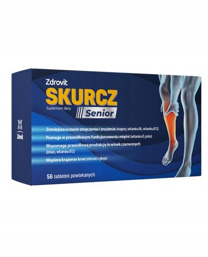 Zdrovit Skurcz Senior 56 tabl. (5906204021788) • Cena, Opinie ...