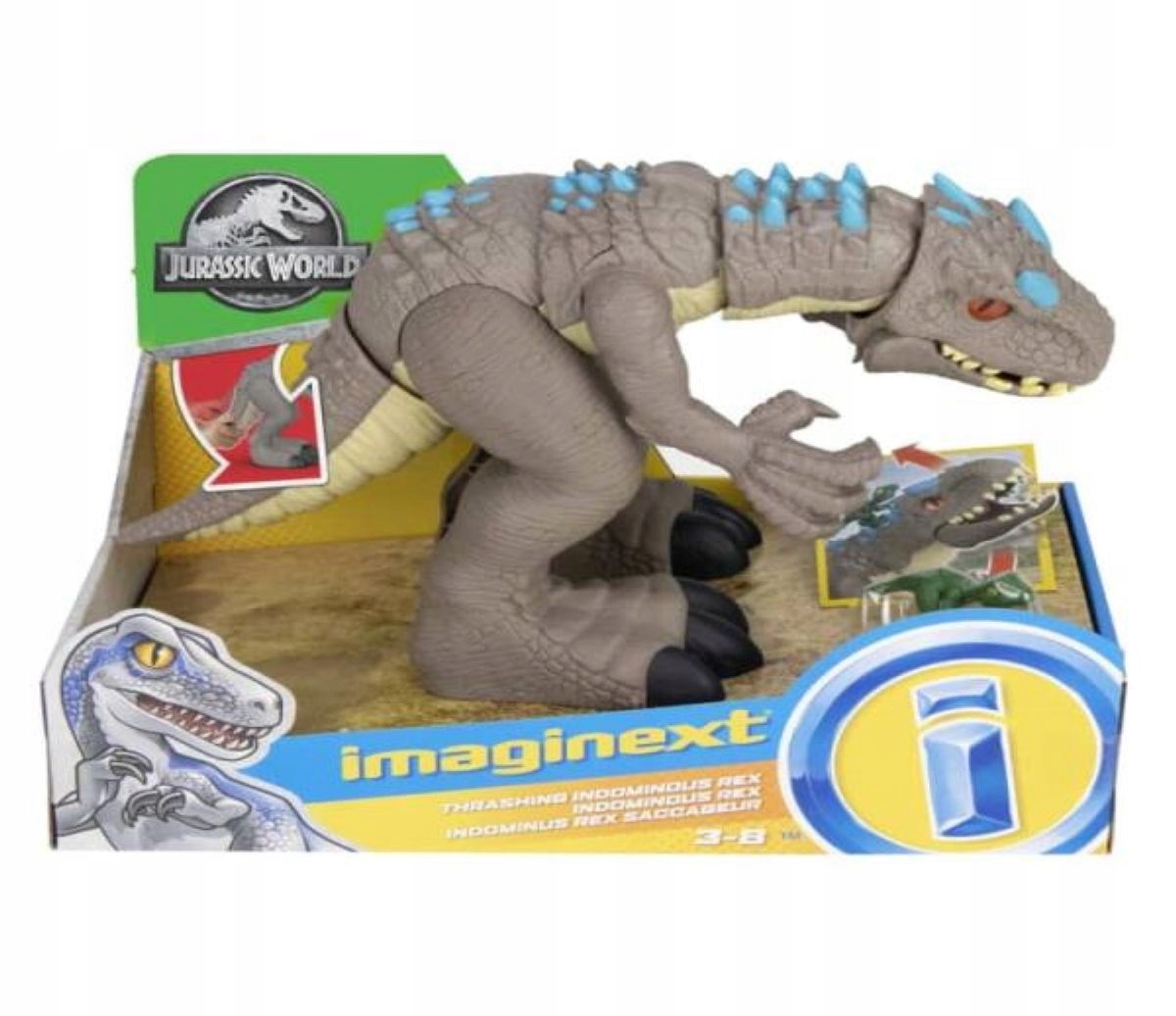 FISHER-PRICE JURASSIC WORLD IMAGINEXT INDOMINUS REX DINOZAUR GMR16 ... FISHER-PRICE JURASSIC WORLD IMAGINEXT INDOMINUS REX DINOZAUR GMR16 ...