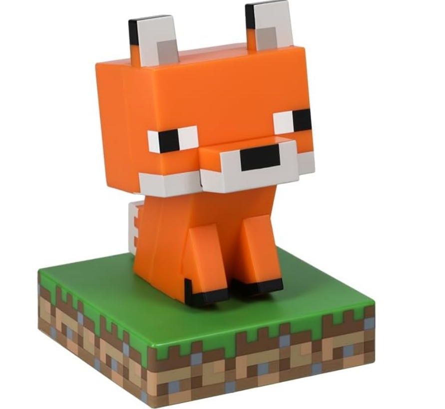 MINI LAMPKA MINECRAFT LIS RENARD NOCNA NA BIURKO ICON ICONS DLA DZIECKA 16231014830 - Sklepy ...