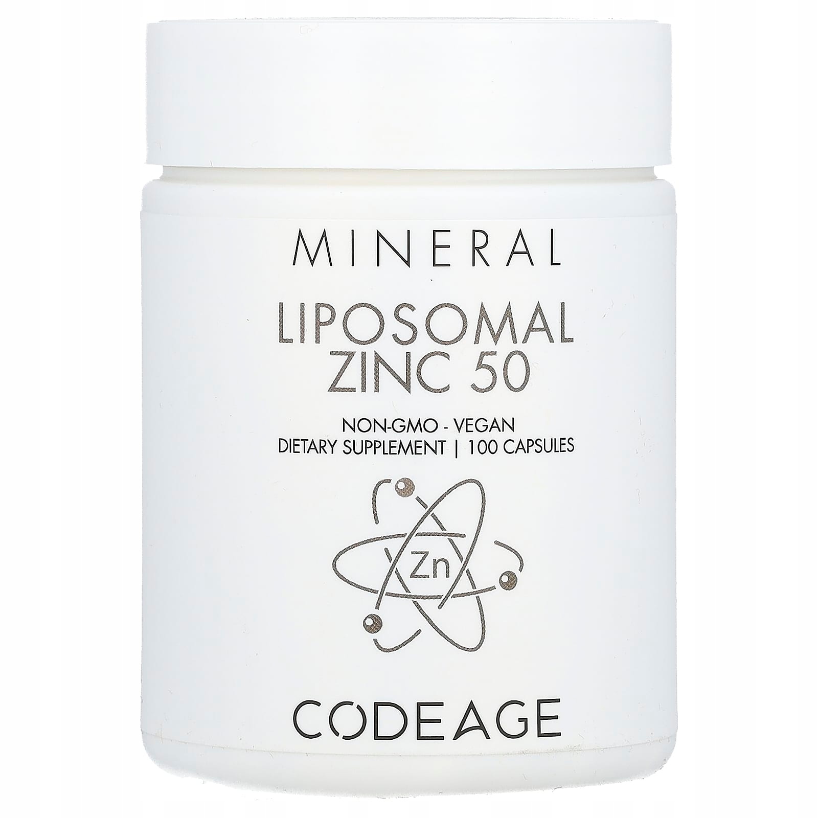 Codeage, Mineral, Liposomal Zinc 50, 100 Capsules (850026121292) • Cena, Opinie • Preparaty ...