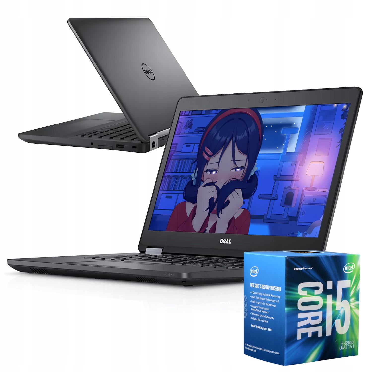 VIP Laptop Dell Latitude E5470 TOP i5 2x3GHz 16GB 256GB czarny SSD ...