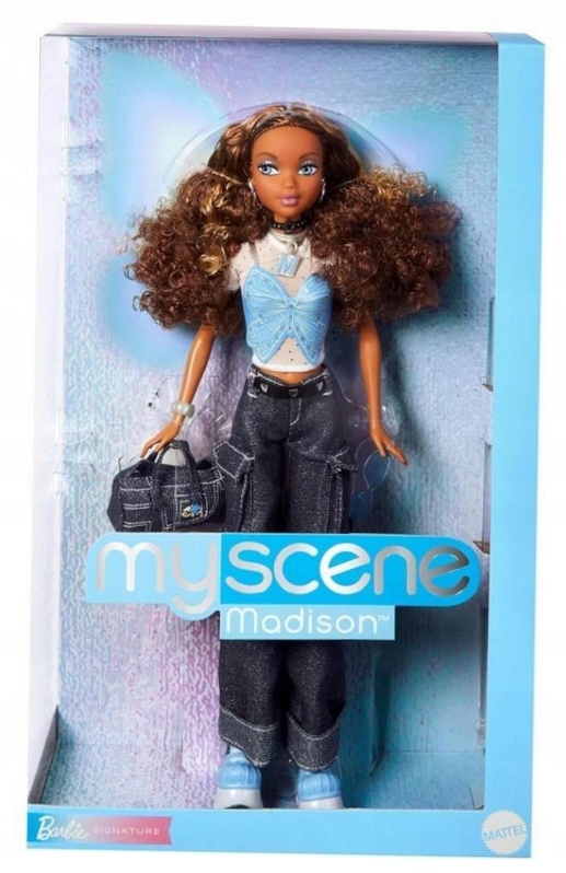 Barbie My Scene Lalka Madison kolekcjonerska HYC18 (0194735243235 ...