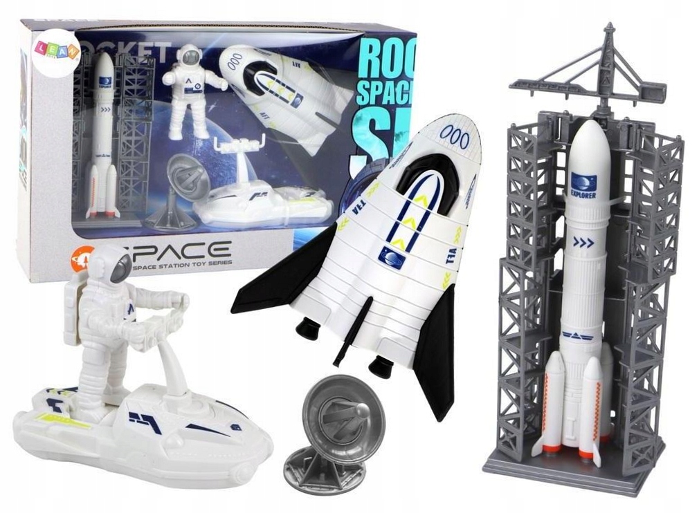 Misja Kosmiczna Zestaw Kosmos Rakieta Astronauta Statek Kosmiczny 5 ele • Cena, Opinie - Allegro