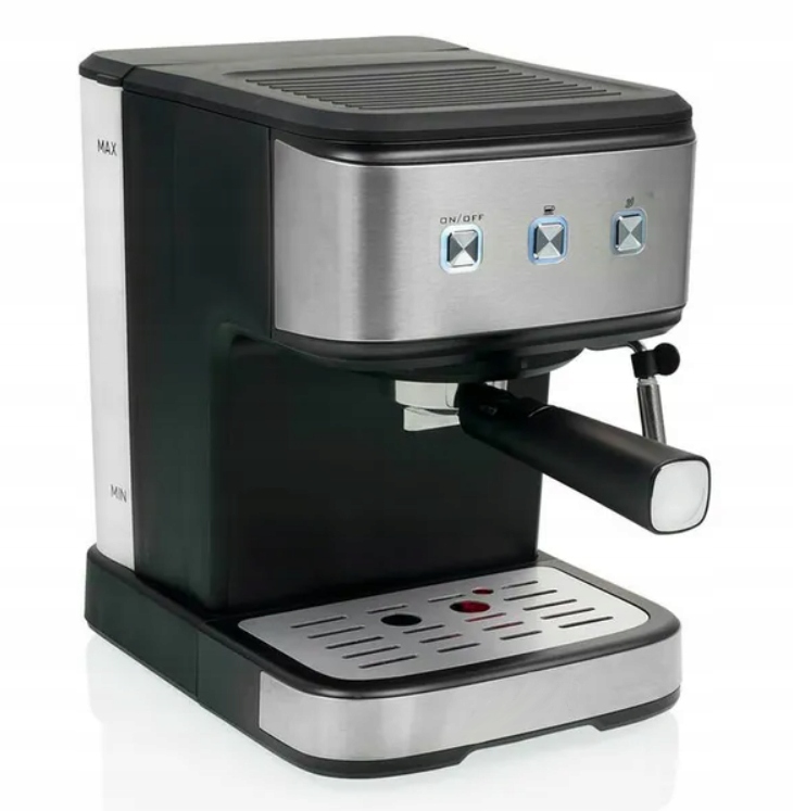 Kolbový kávovar na espresso Intertek NN-CM-01 850 W čierny - Allegro