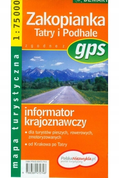 Zakopianka Tatry Podhale mapa turystyczna Praca zbiorowa - porównaj ...