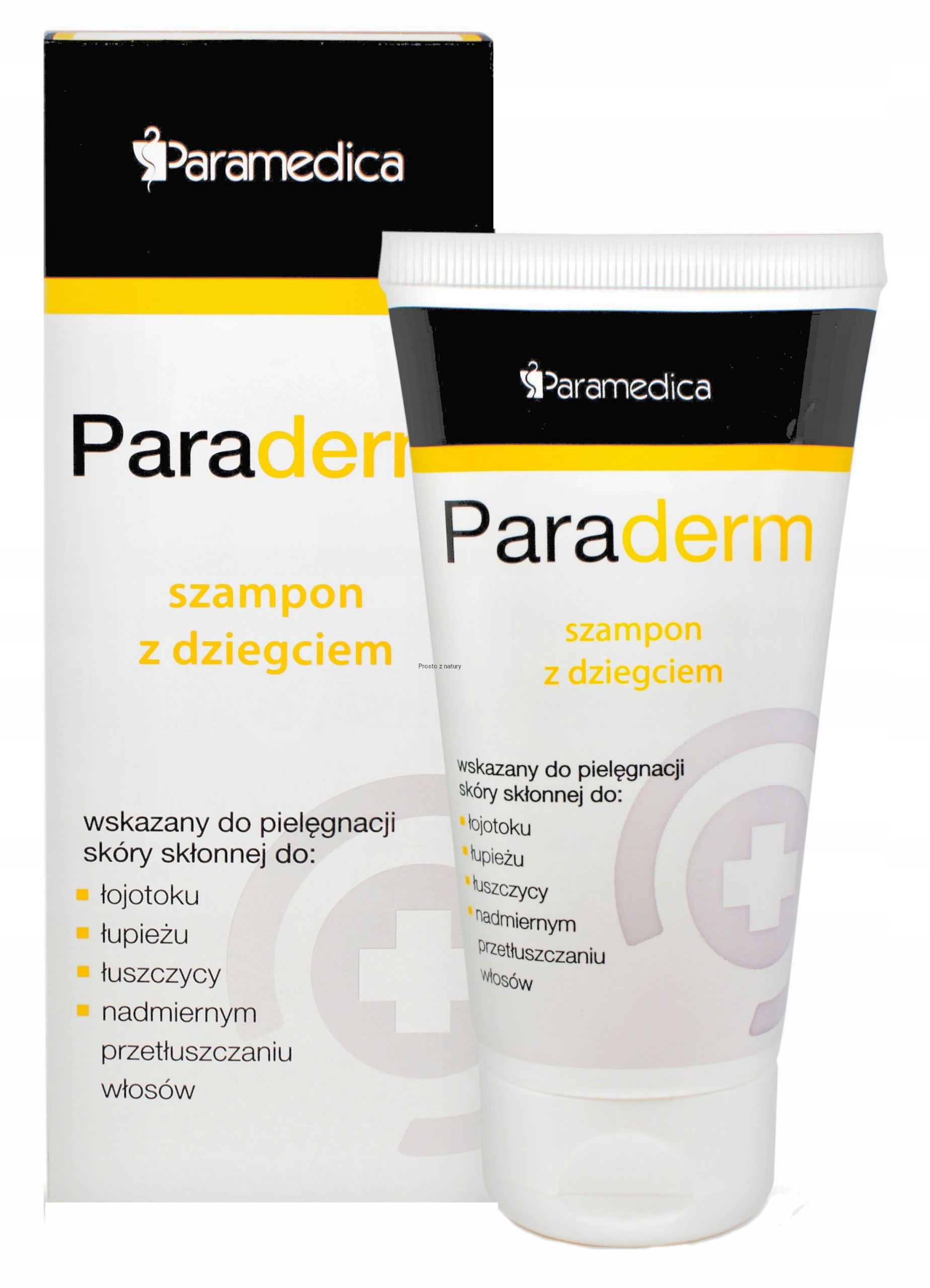 PARADERM SZAMPON Z DZIEGCIEM ŁUPIEŻ ŁUSZCZYCA 10608134812 - Allegro.pl