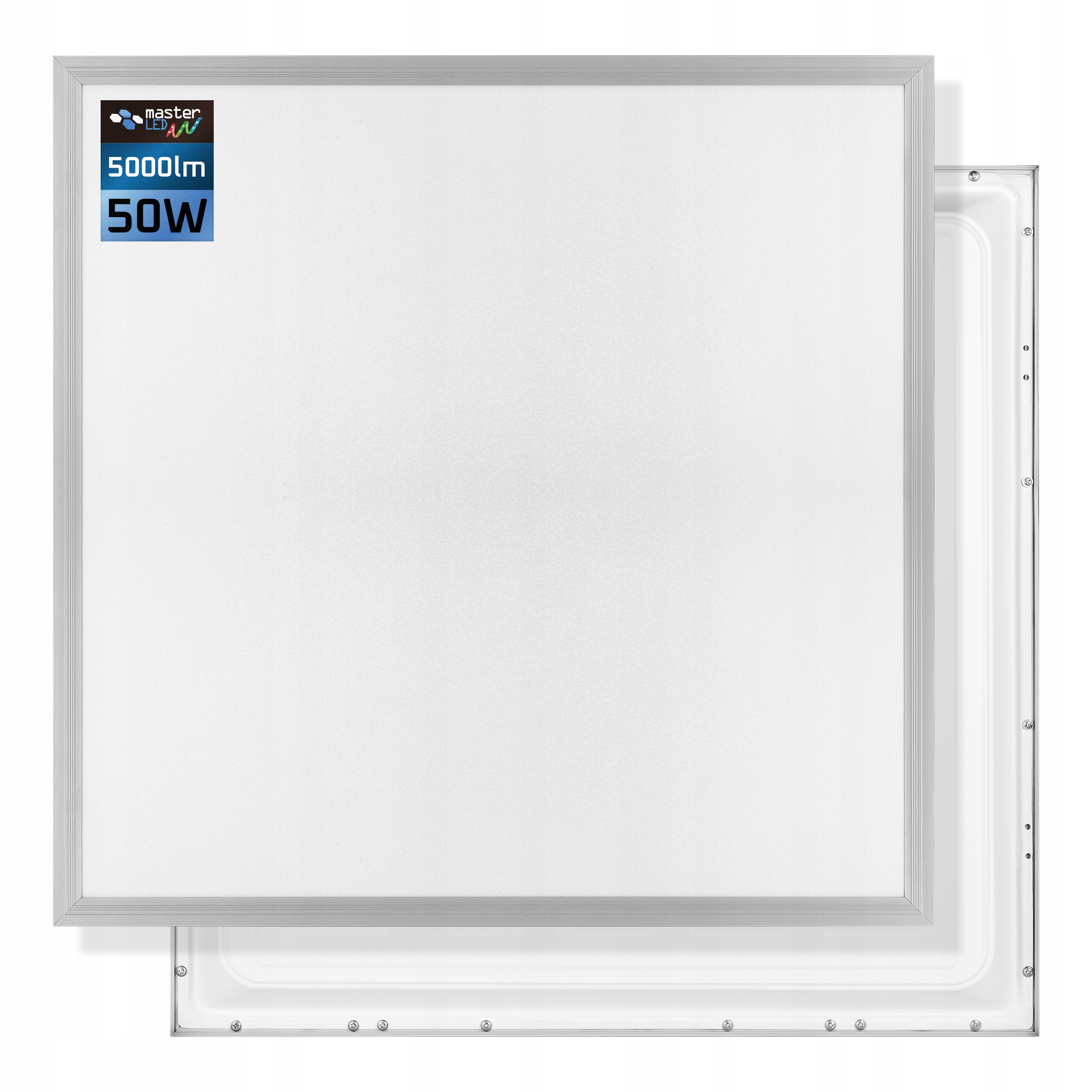 Panel LED 50W lampa sufitowa plafon podtynkowy podwieszany LED 60x60cm ...