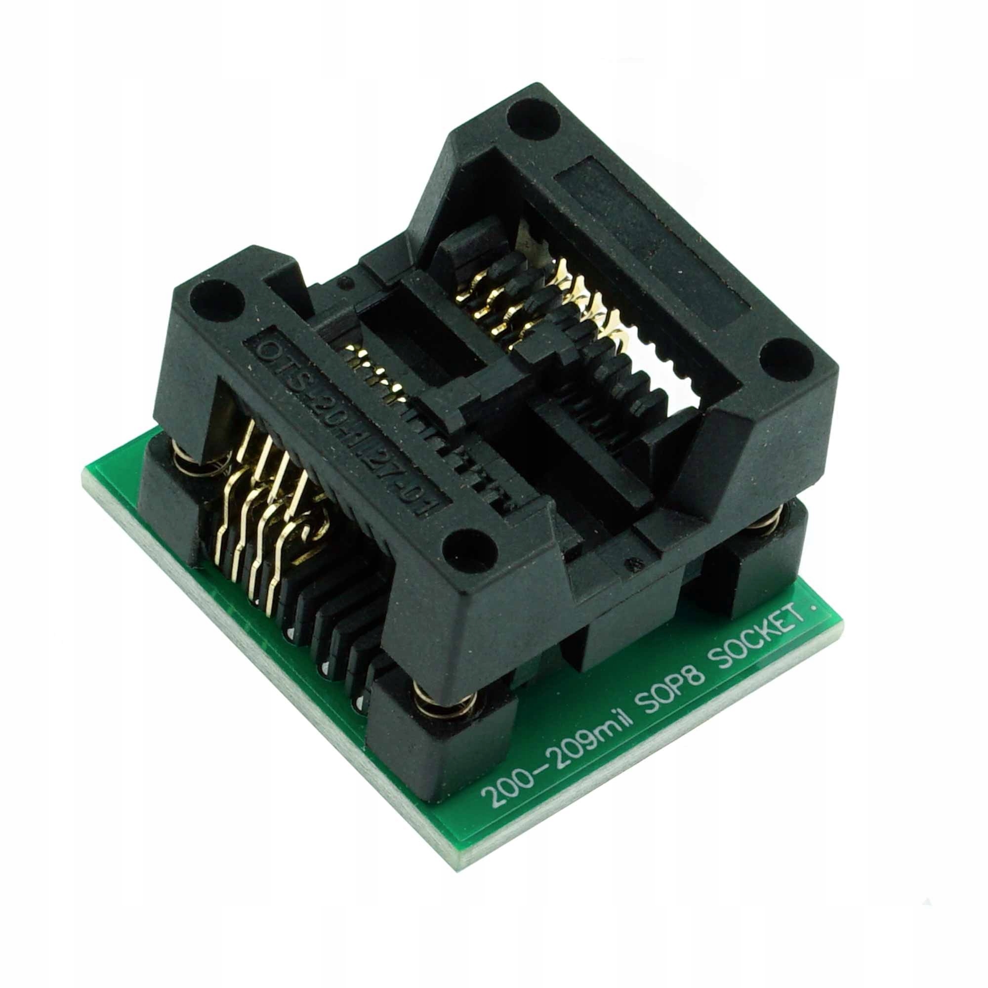 Adapter SOP8 SO8 SOIC8 200-209mil na DIP8 - Sklep, Opinie, Cena w Allegro