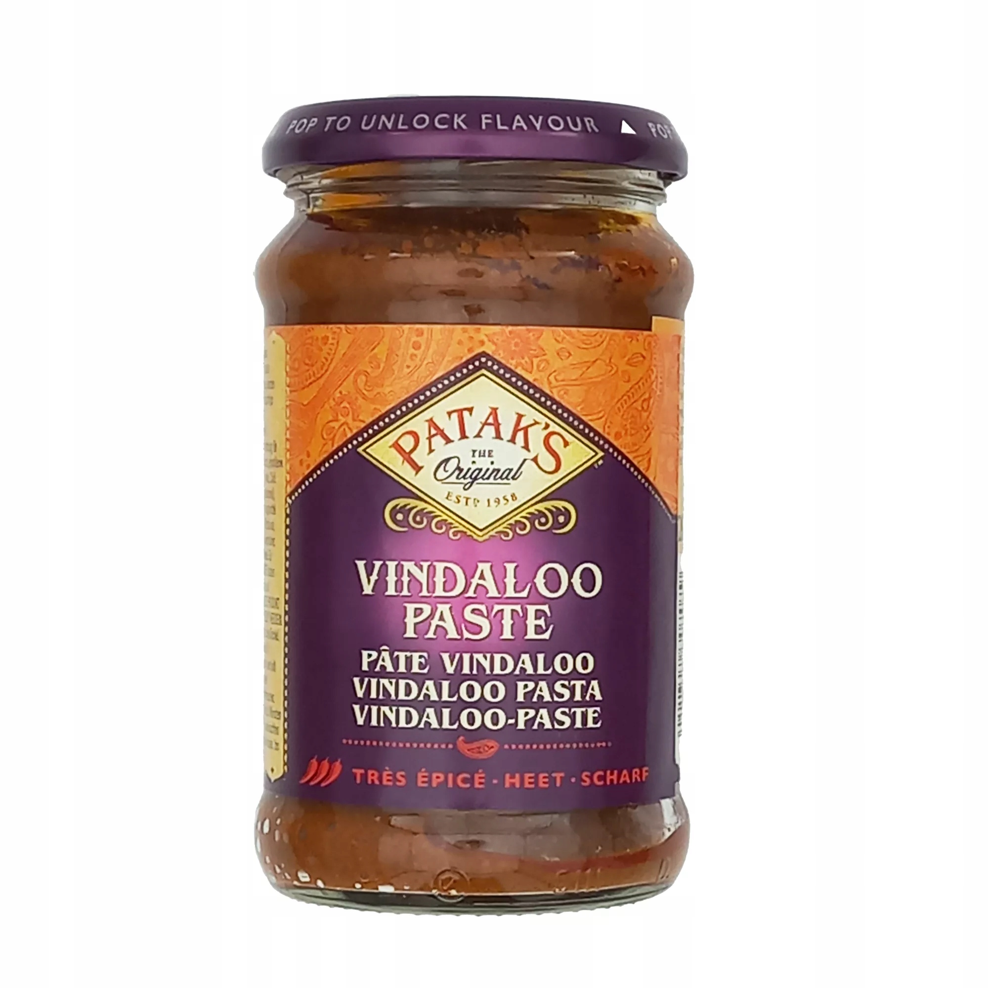 [IF] PATAK'S VINDALOO OSTRÁ KARI PASTA 283G - Allegro