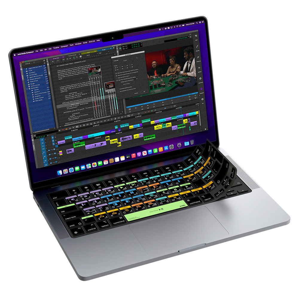 VerSkin Avid Media Composer Shortcut Keyboard Protector - MacBook Pro ... VerSkin Avid Media Composer Shortcut Keyboard Protector - MacBook Pro ...