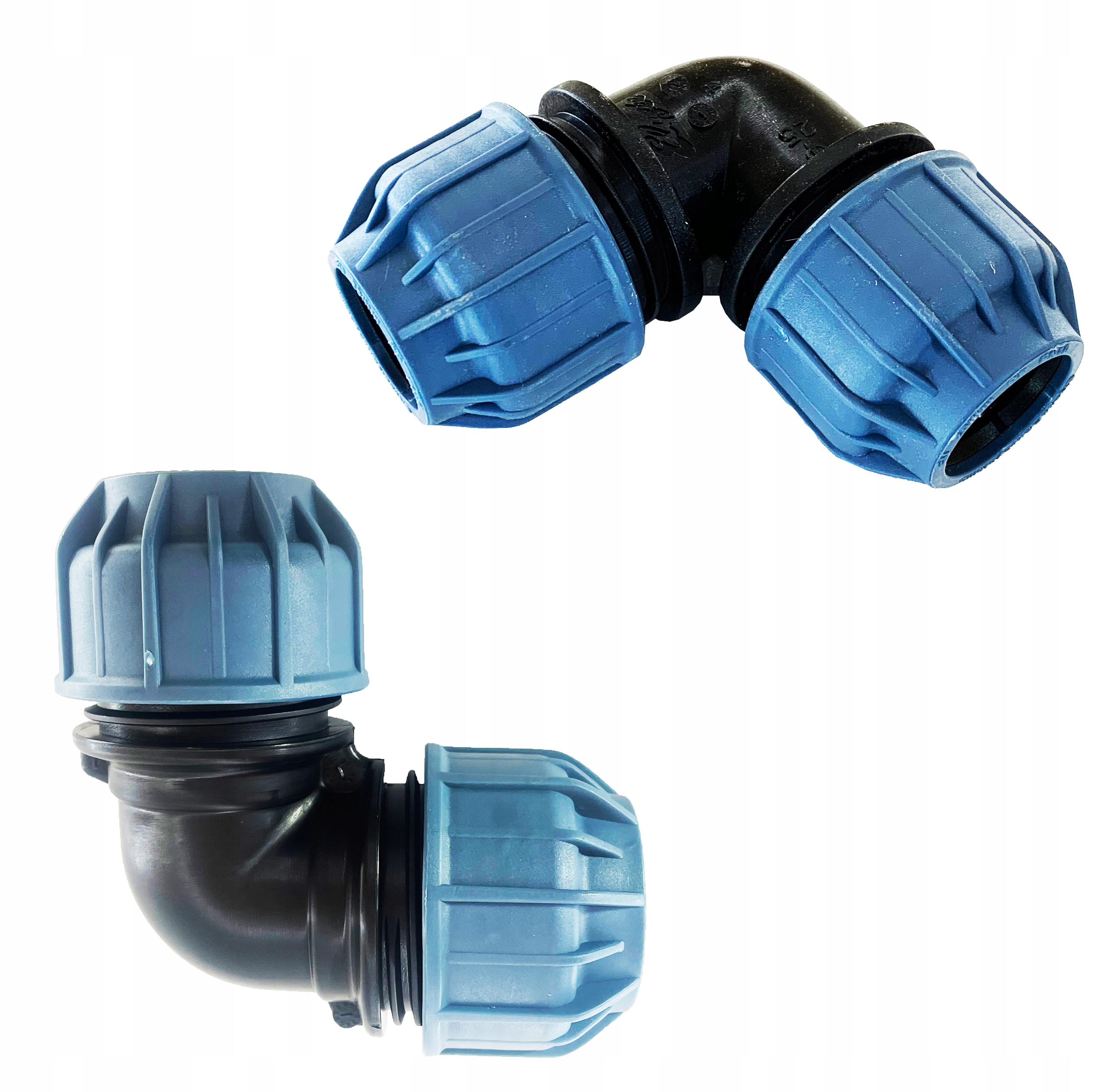 Kolano Skręcane PE fi 25 do łączenia Rury Wąż Złączka Do Rury Super ...