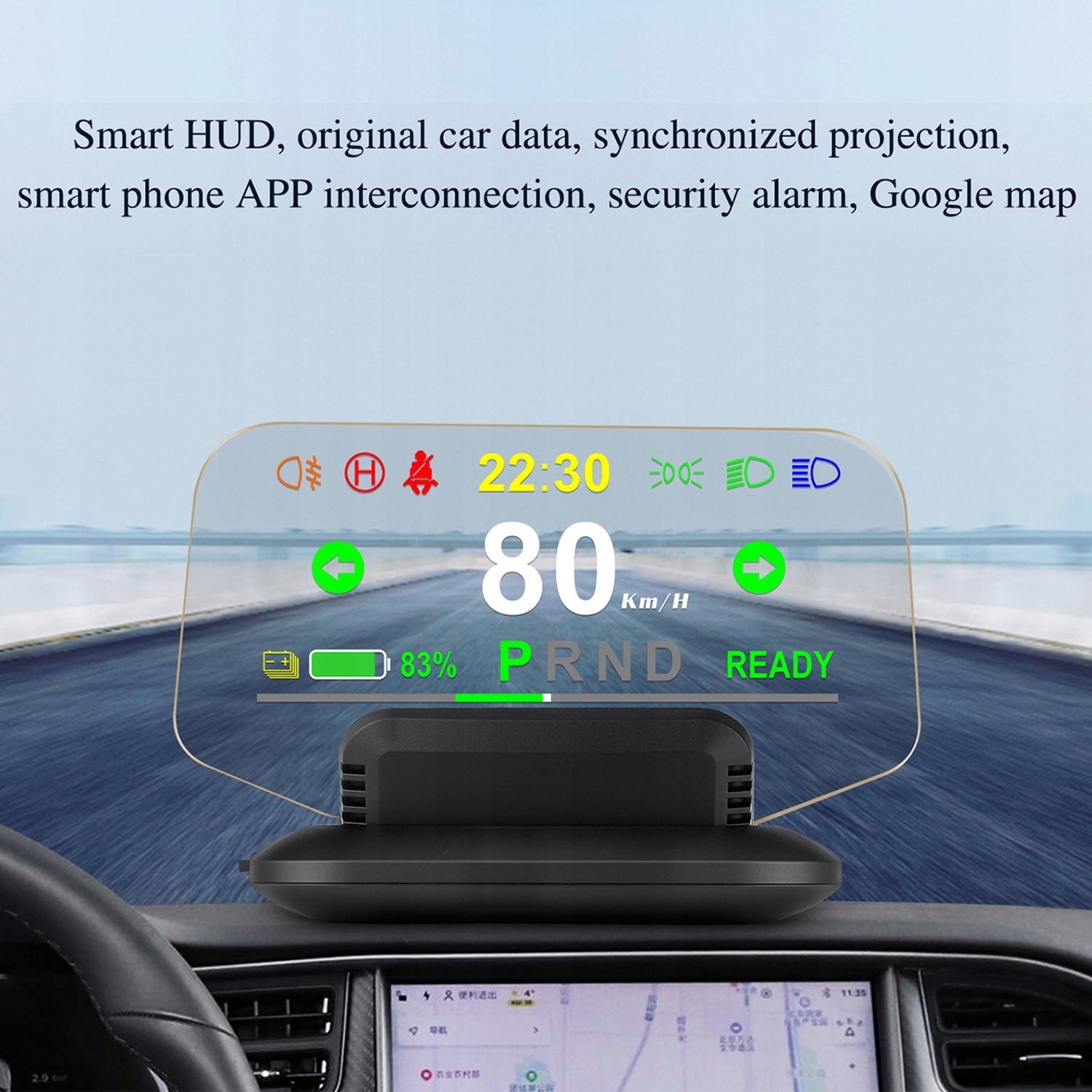 АВТОМОБІЛЬНИЙ ДИСПЛЕЙ TESLA MODEL 3 / Y HUD купити на Avtoex з Польщі в ...