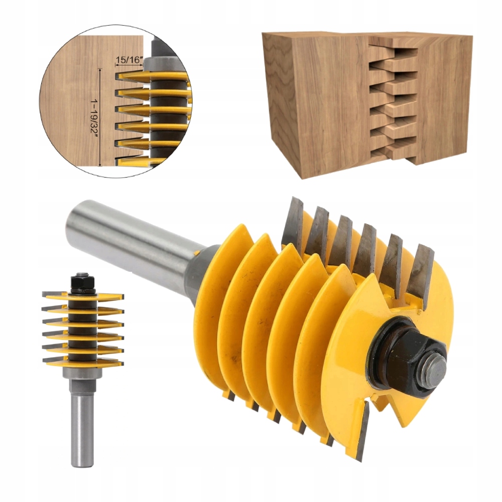 FREZY KSZTAŁTOWE DO DREWNA ZESTAW FREZ DO FREZARKA 12.7MM (781346151570 ...