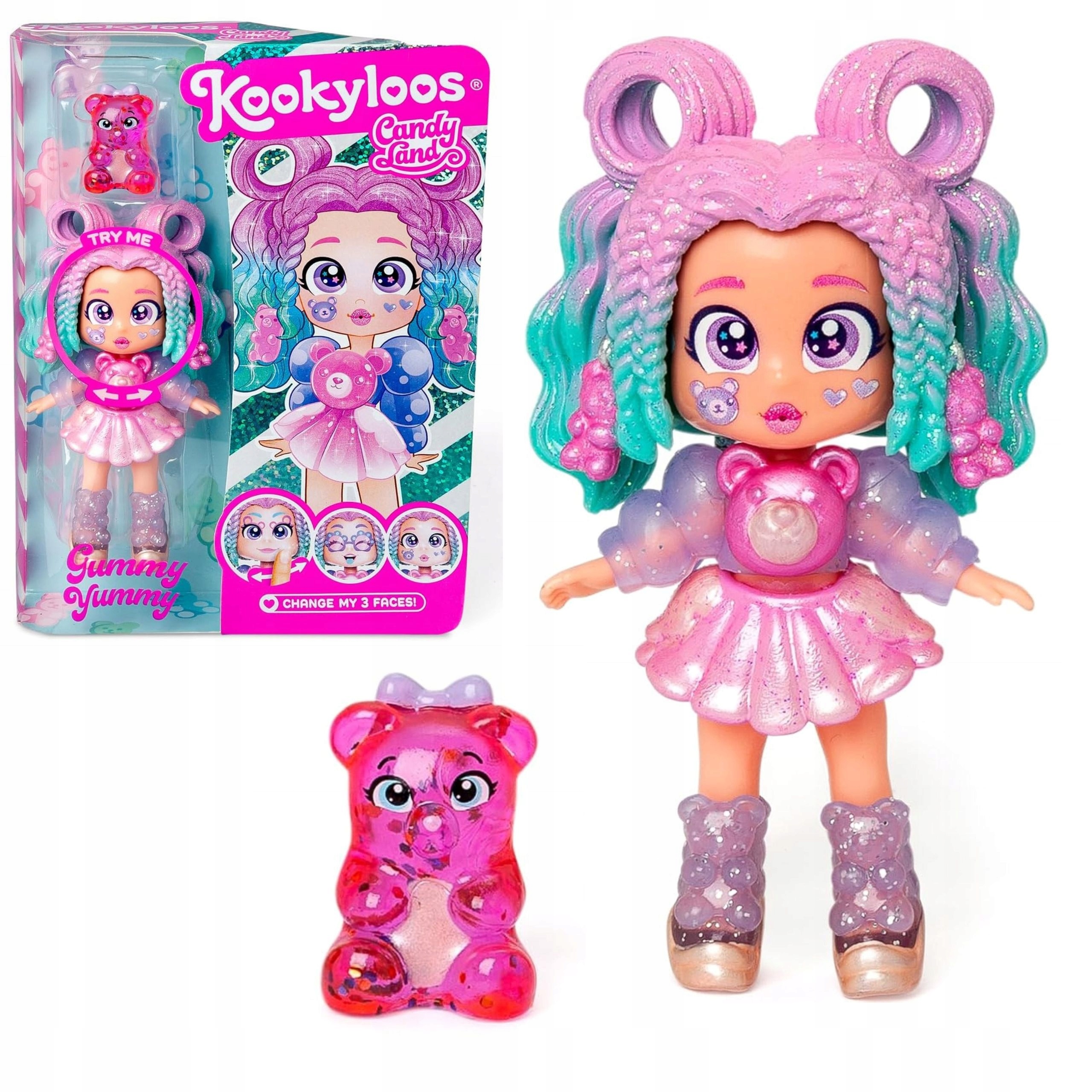 KOOKYLOOS CANDY LAND MINI FIGURKA LALECZKA GUMMY YUMMY KOKY LOOS ...