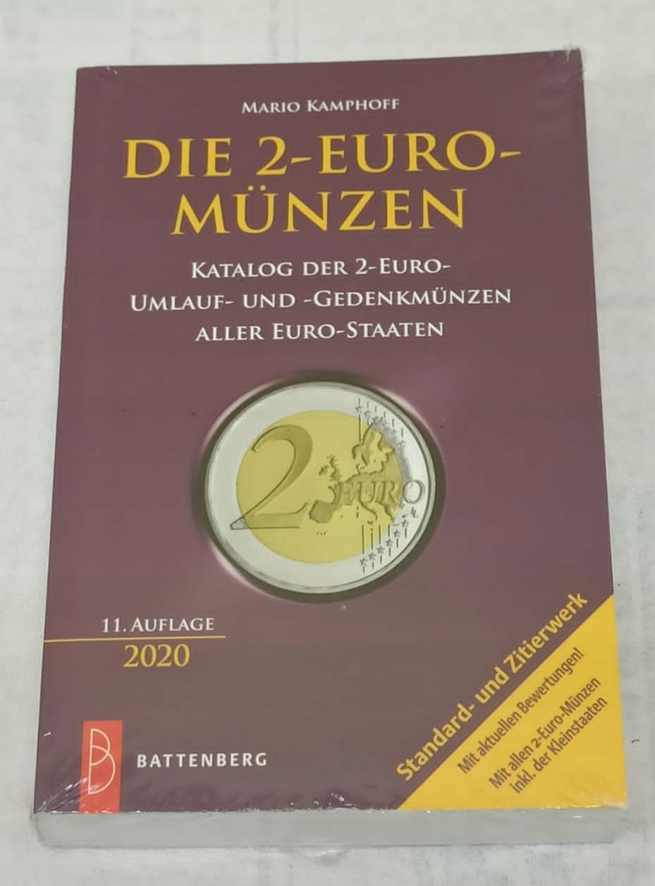 Battenberg Mario Kamphoff Katalog monet 2 Euro 2020 zafoliowany ...
