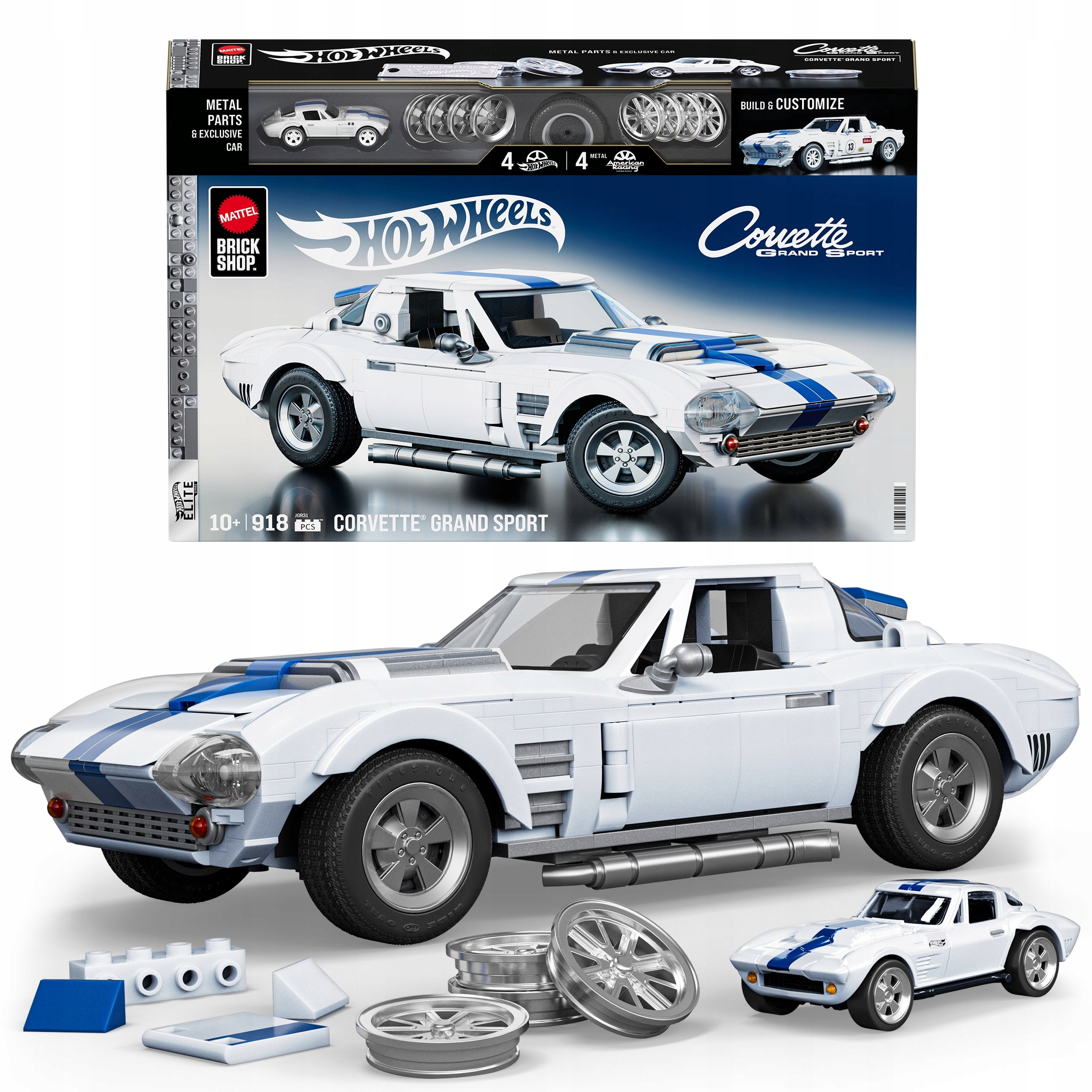 Hot Wheels Corvette - Zabawki dla dzieci w wieku 10 lat + - dziewczynek ...