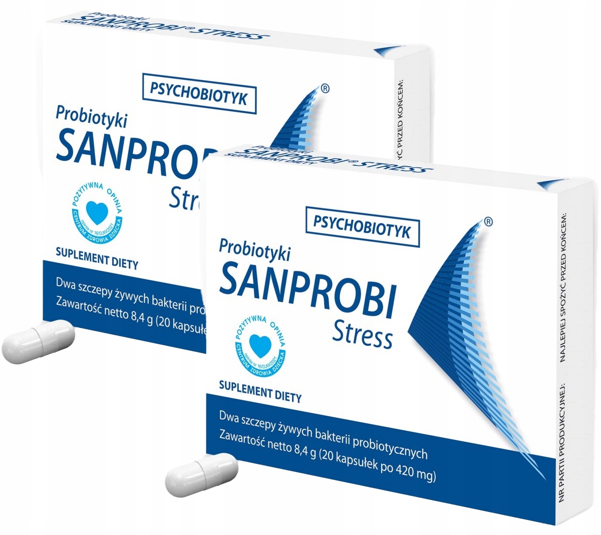 Sanprobi Stress Probiotyk Psychobiotyk 20 Kapsułek (5907774335077 ...
