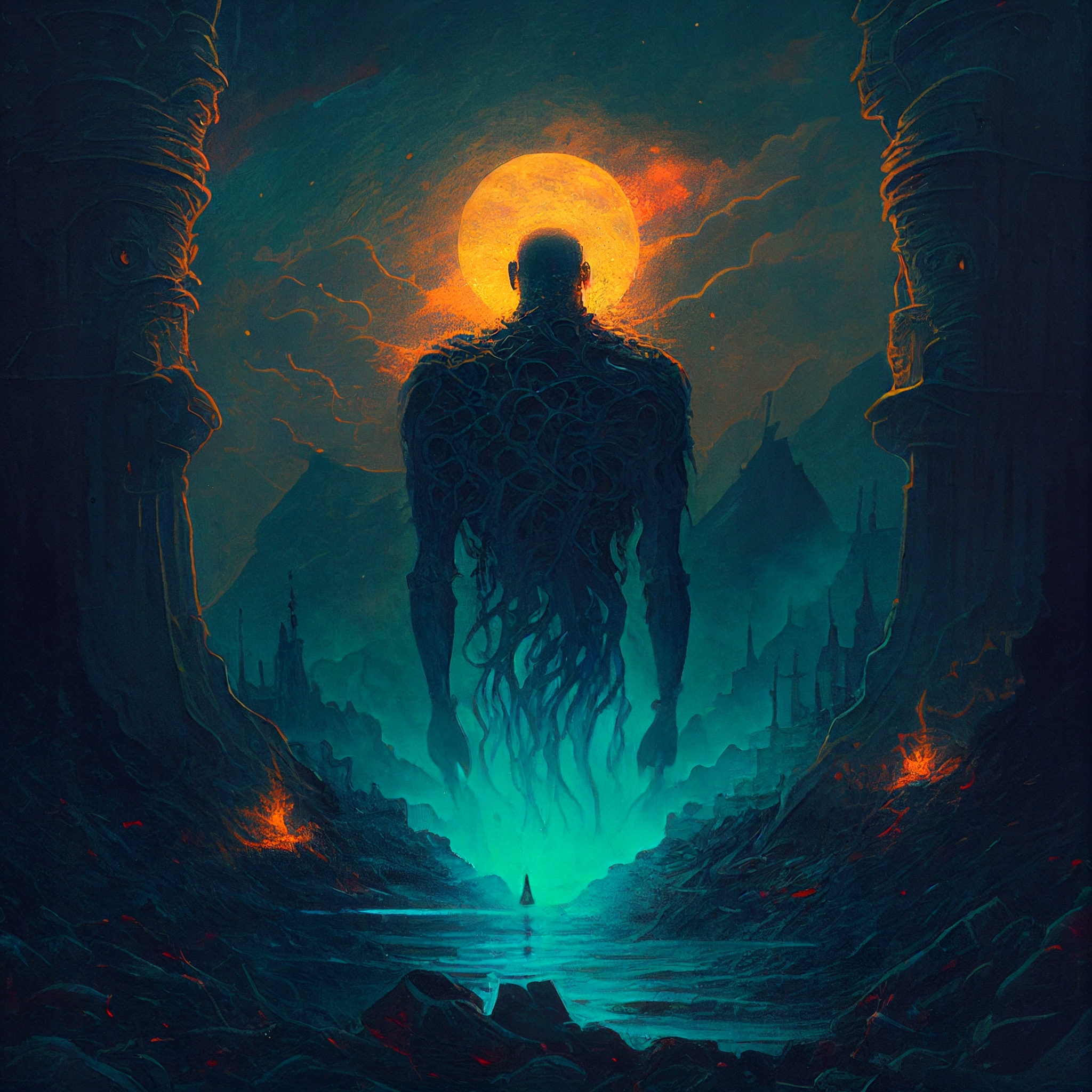 Obraz Zdzisław Beksiński style (Różne wzory) 13164141430 - Allegro.pl