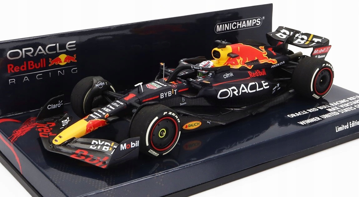 RED BULL F1 RB18 ORACLE RED BULL RACING 2022 MAX VERSTAPPEN MINICHAMPS ...