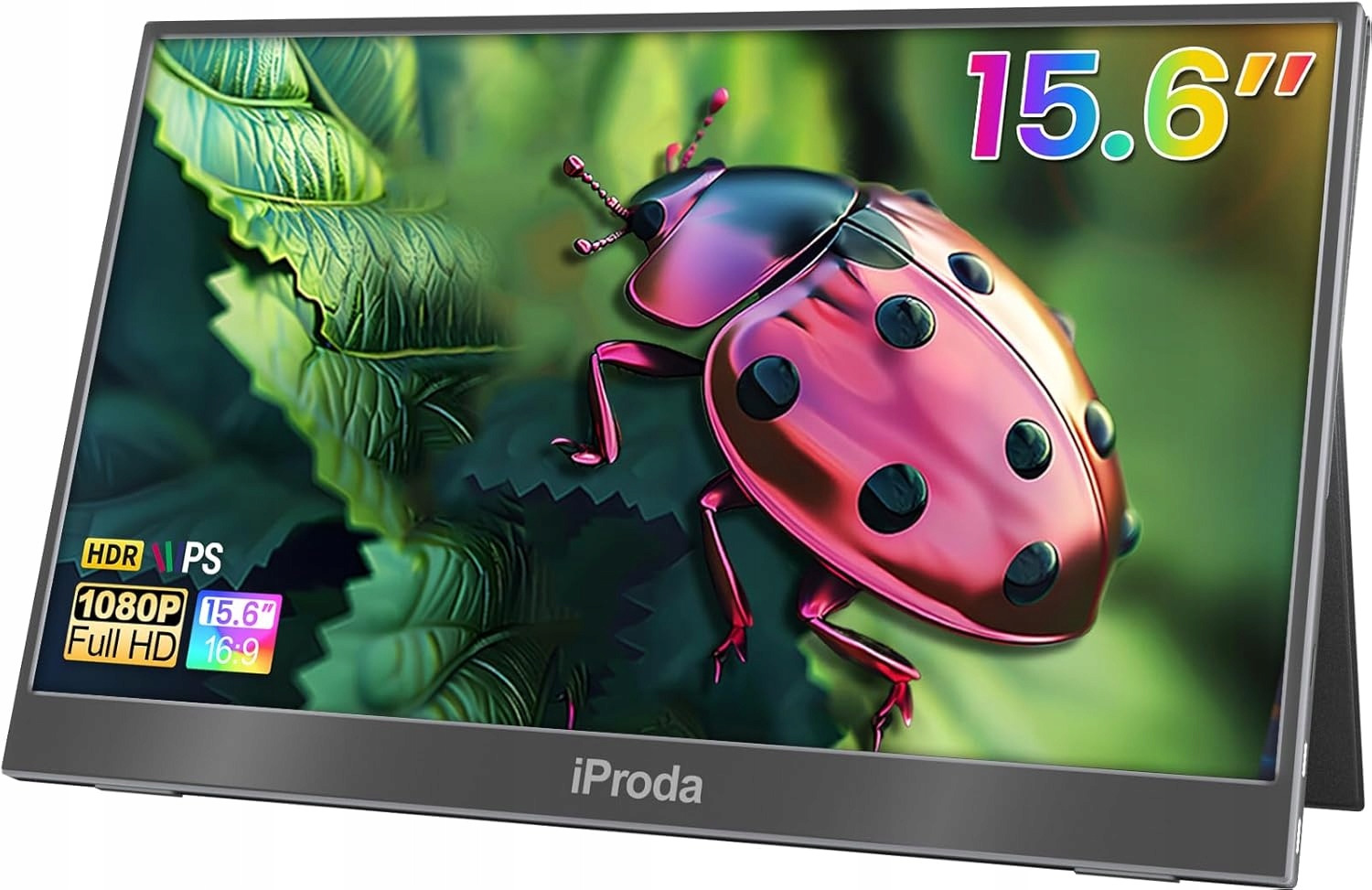 Przenośny monitor ekran FHD 1080p 15,6" głośnik HDR HDMI iProda ...
