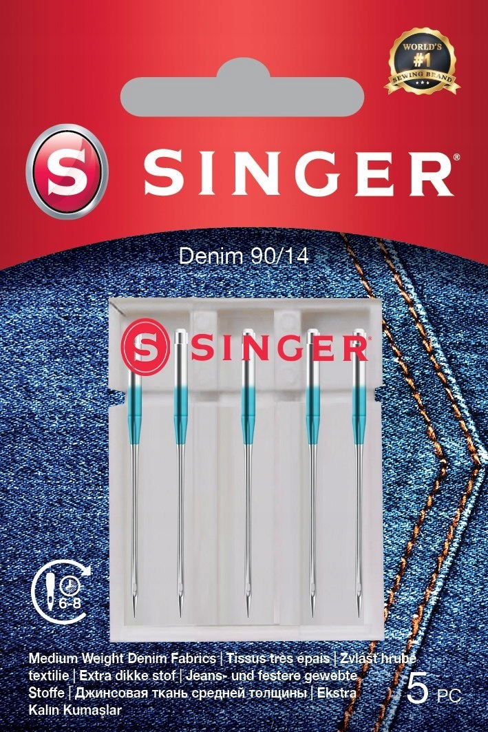 Singer Singer | Denim Needle 90/14 5PK • Cena, Opinie - Allegro