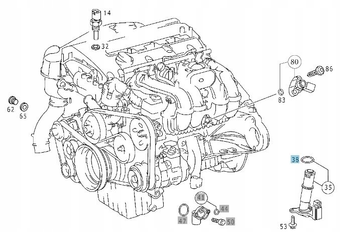 Oring czujnika poziomu oleju Mercedes A0249977445 A0249977445 za 30,57 ...