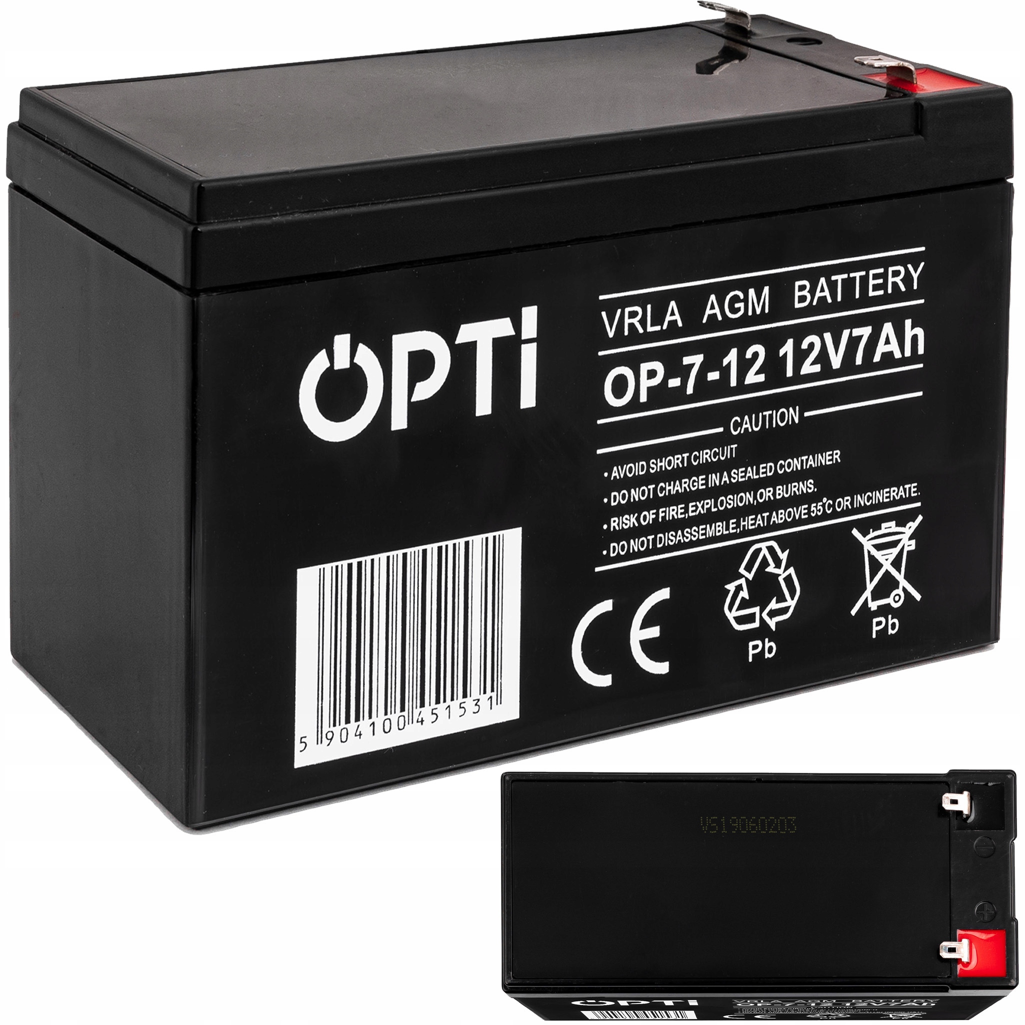 AKUMULATOR BEZOBSŁUGOWY AGM DO UPS 12V 7Ah NOWY - Sklep, Opinie, Cena w Allegro