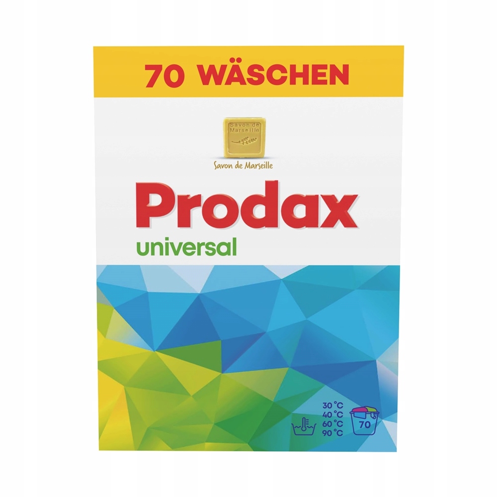 PRODAX PROSZEK DO PRANIA UNIWERSALNY SKONCENTROWANY WYDAJNY 70 PR 4 ...