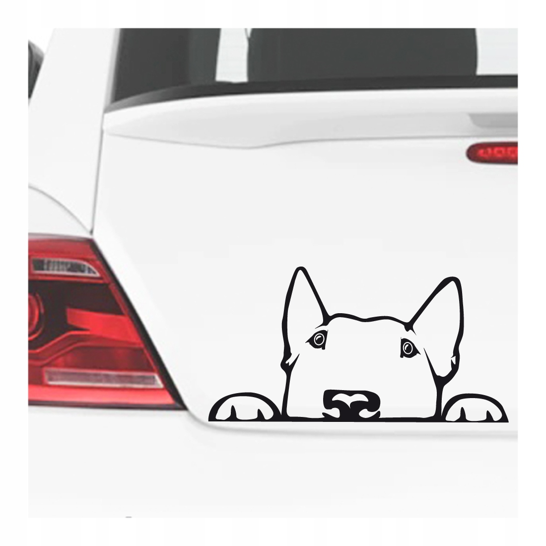 Nálepka Anglický Bulteriér 20x10cm - černá, • Ceny, Recenze - Allegro