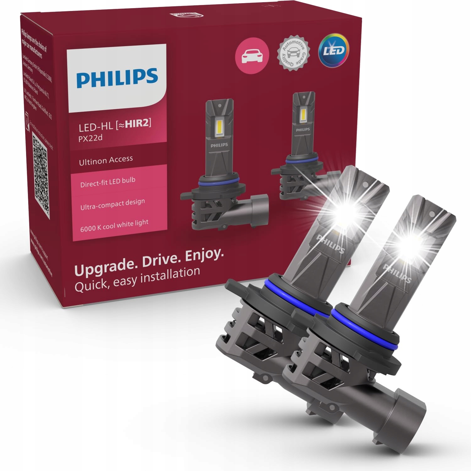 ZAROWKA PHILIPS H19/H4 LED • Cena, Opinie - Allegro