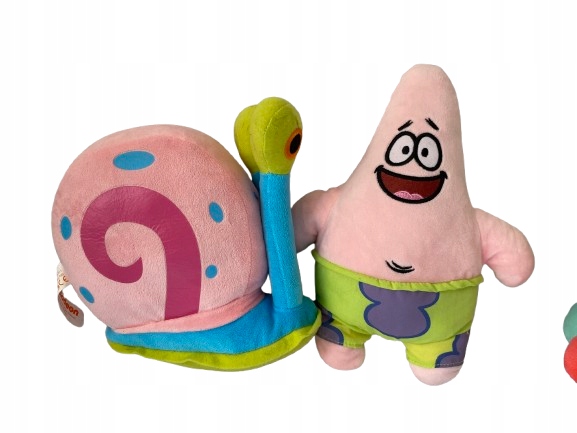 NICKELODEON Maskotka ślimak GACUŚ + Patryk SPONGEBOB Zestaw • Cena ...