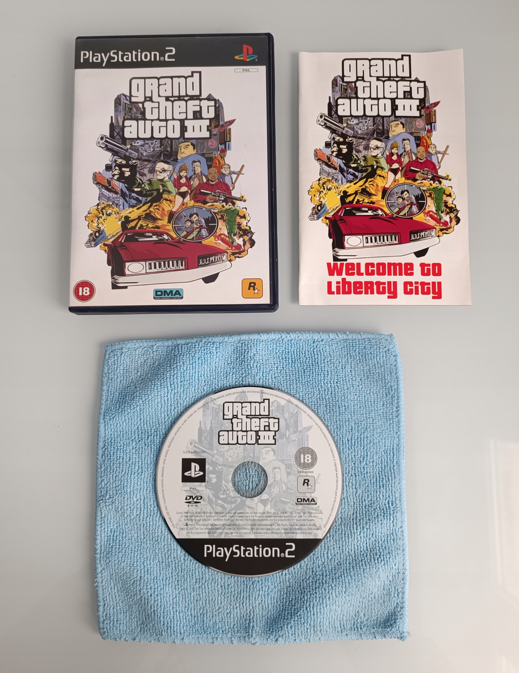 GRAND THEFT AUTO GTA III PS2 KOMPLETNA PLAYSTATION 2 | Tyczyn | Kup ...