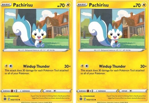 Karta Pokemon Pachirisu (BRS 052) 52/172 za 10.00CZK - Allegro