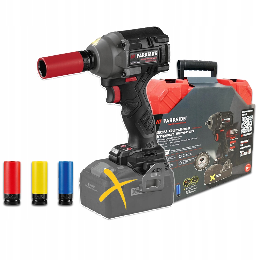 PARKSIDE PERFORMANCE Akumulatorowy klucz udarowy 20 V PPDSSA 20-Li A1 ...