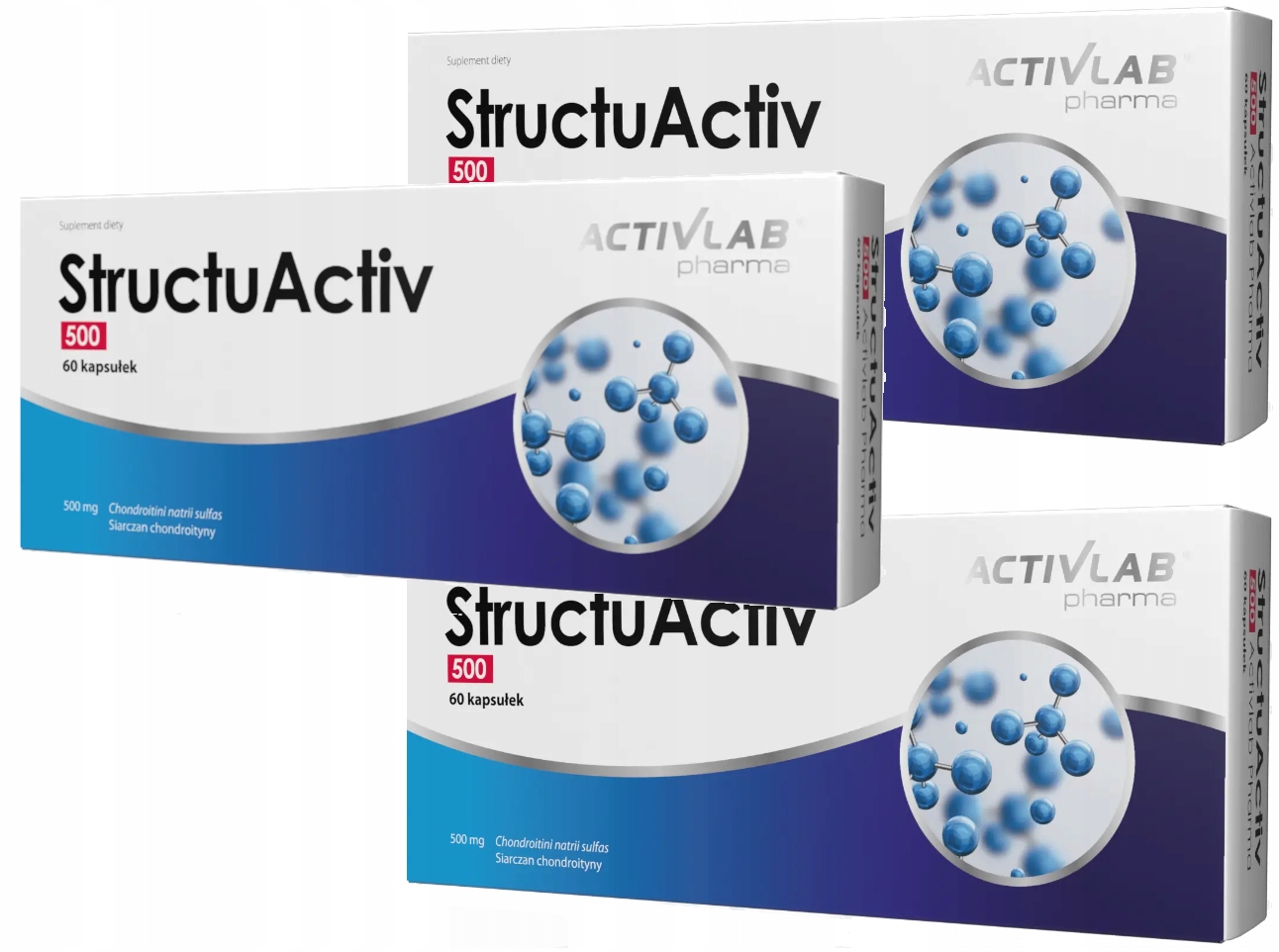 Suplement diety Activlab Pharma StructuActiv 500 mg 60 kapsułek ...