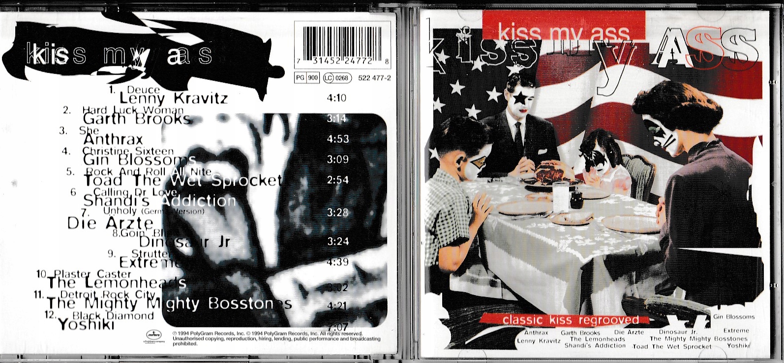 Kiss My Ass: Classic Kiss Regrooved Various Artists CD - porównaj ceny ...
