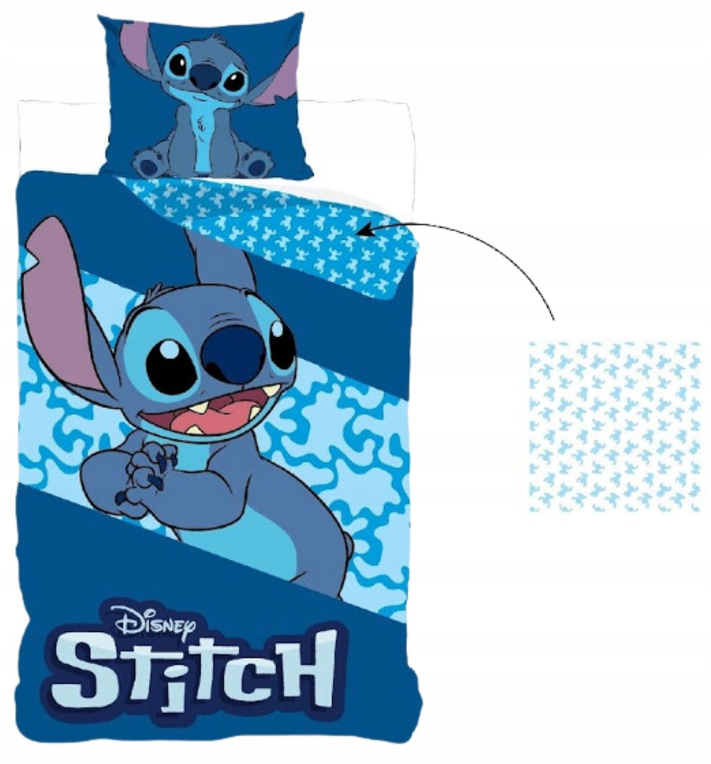 DWUSTRONNA POŚCIEL STITCH ŚMIESZNA POŚCIEL LILO I STITCH 140x200 ...