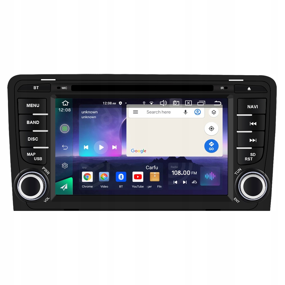 Radio RDS FM DAB+ Opcja Android WiFi 4G MP3 MP4 GPS DVD CD USB AUDI A3 8P - Sklep, Opinie, Cena ...