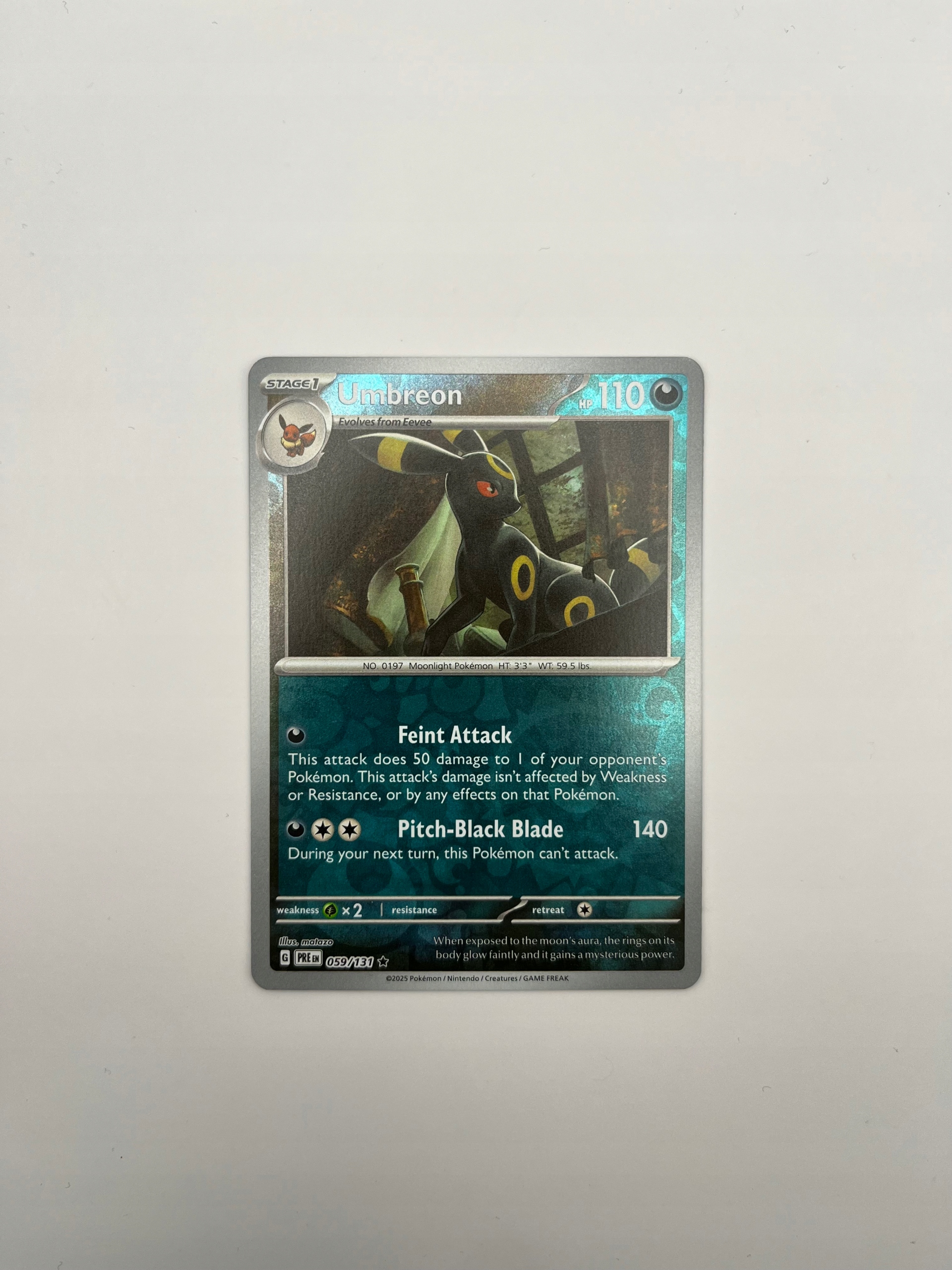 Pokemon TCG kártya | Umbreon PRE 059/131 | Eeveelution | Prismatic ...