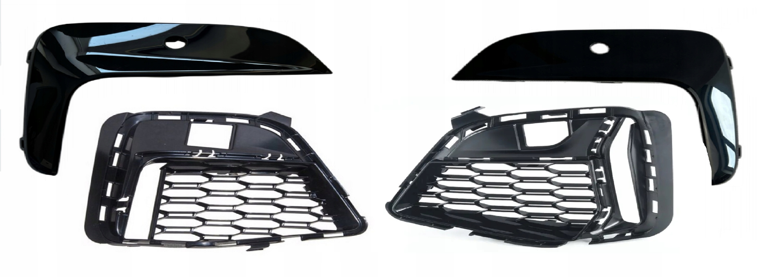 BMW 3 G20 M-PAKIET 2019- KRATKI W ZDERZAK + LISTWY KRATEK za 585.00PLN ...